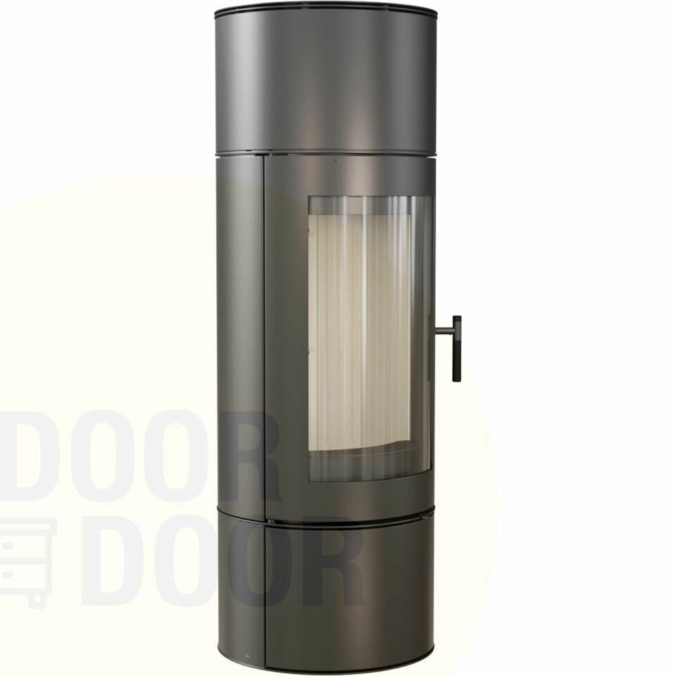 Камин-печь Kratki ANTARES, сталь, черный, 52,2x150,1x52,2 см.