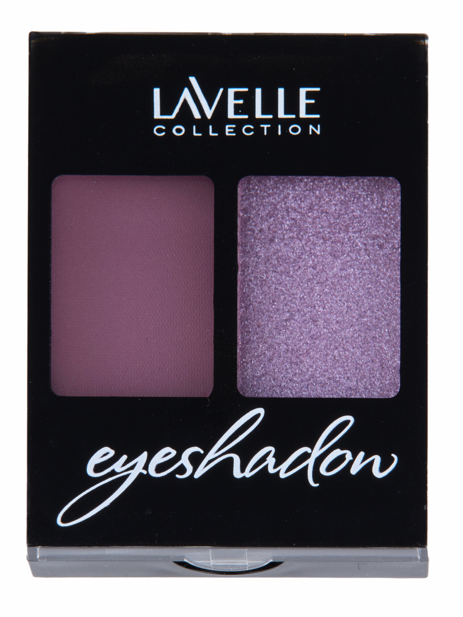 Тени для век Lavelle Collection двухцветные, тон 06 фиалковый / фиолетовый шиммер
