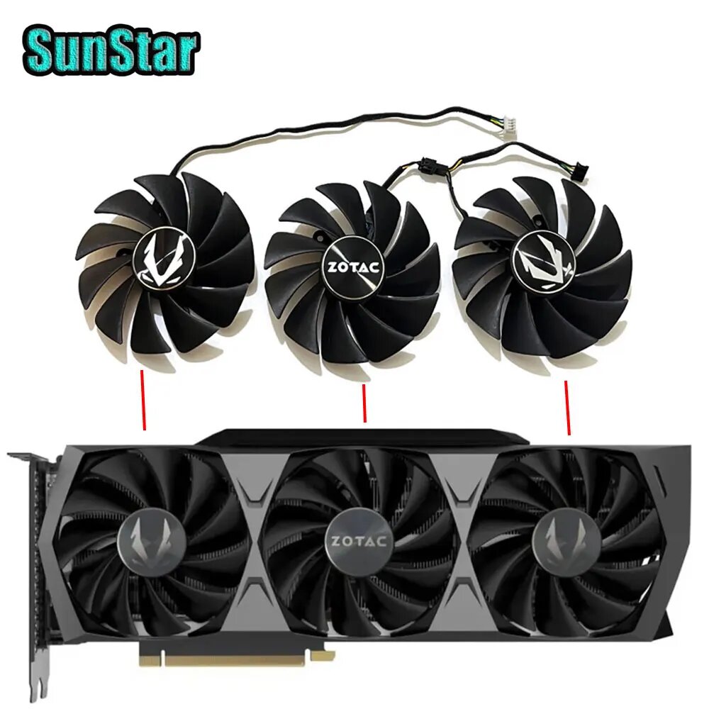 Вентилятор охлаждения видеокарты LS GA92S2U FAN-ABC