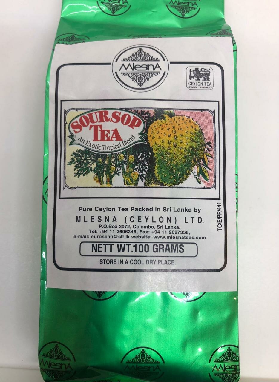 " Млесна" чай цейлонский черный листовой " Саусеп" ( со вкусом саусепа ) 100 г