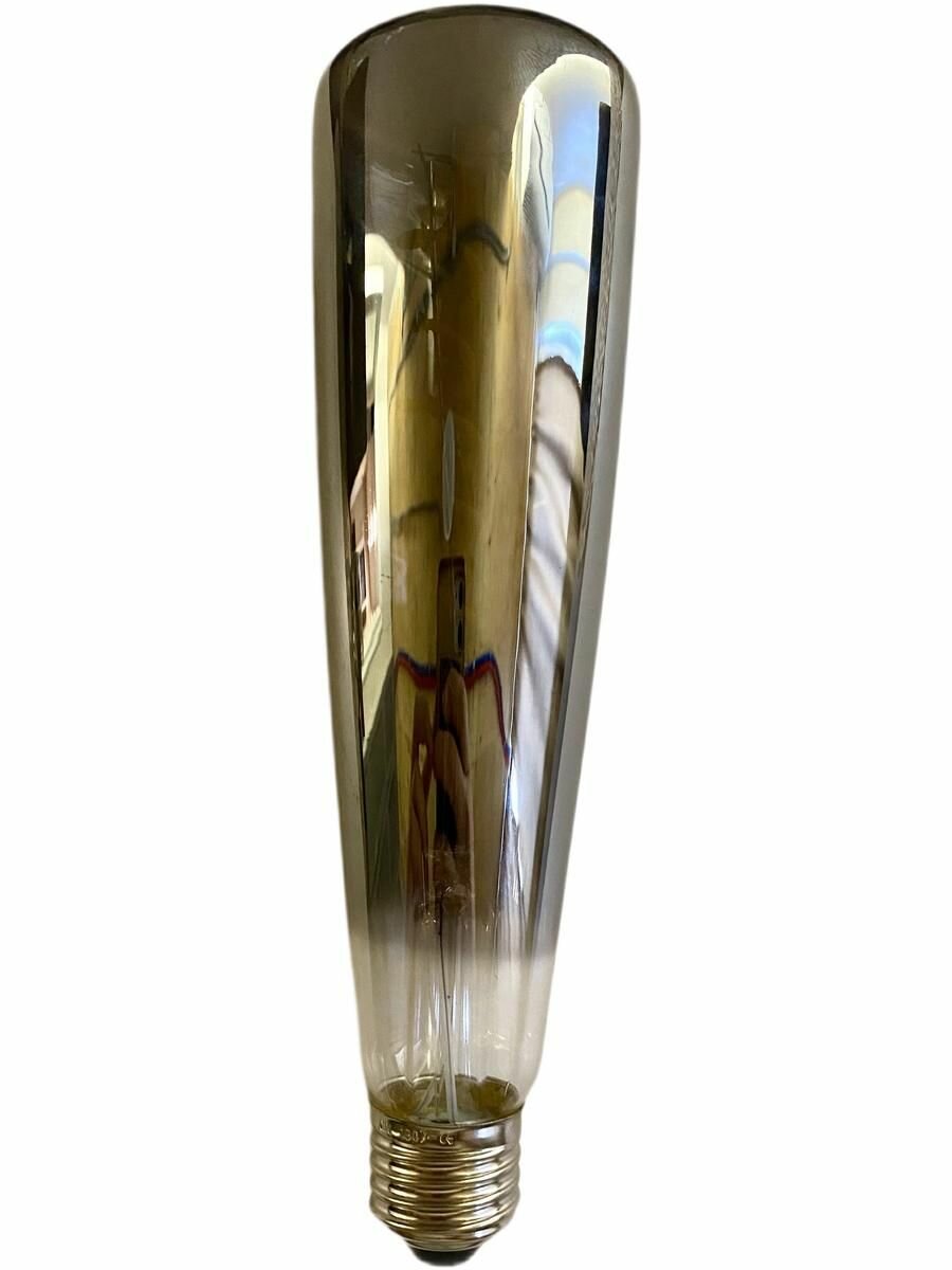 Лампочка E27 5w 220v груша, желтый, винтажная, декоративная(2 штуки в комплекте)