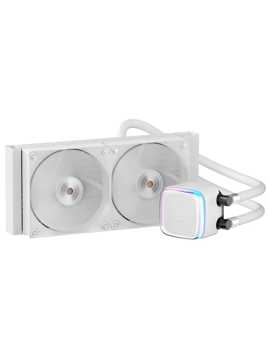 Кулер Ocypus "Iota" L24, белый, для процессоров, гидродинамические подшипники