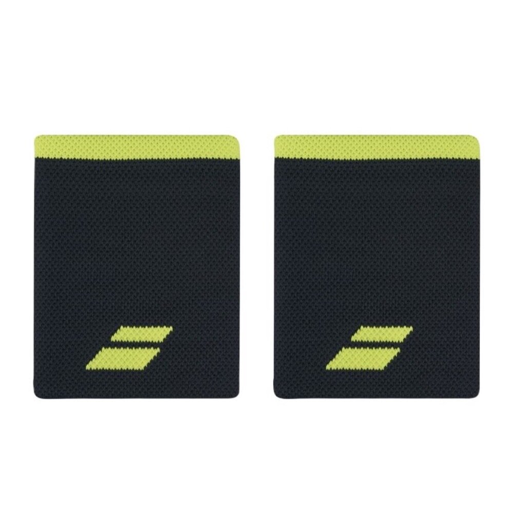Набор напульсников Babolat LOGO JUMBO WRISTBAND (10х8см) Aero/Green