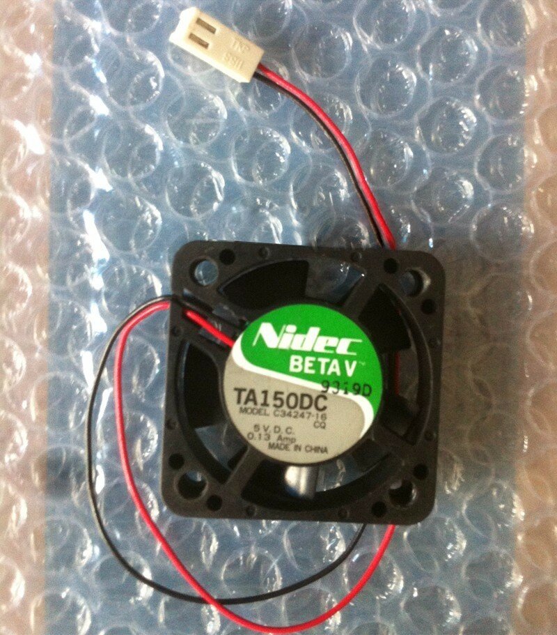 Оригинал Nidec 4210 0.13A TA150DC C34247-16 42*42*10mm DC 5V 2 Lines NBR Bearing Set Top Box Switch Heat Sink Вентилятор охлаждения