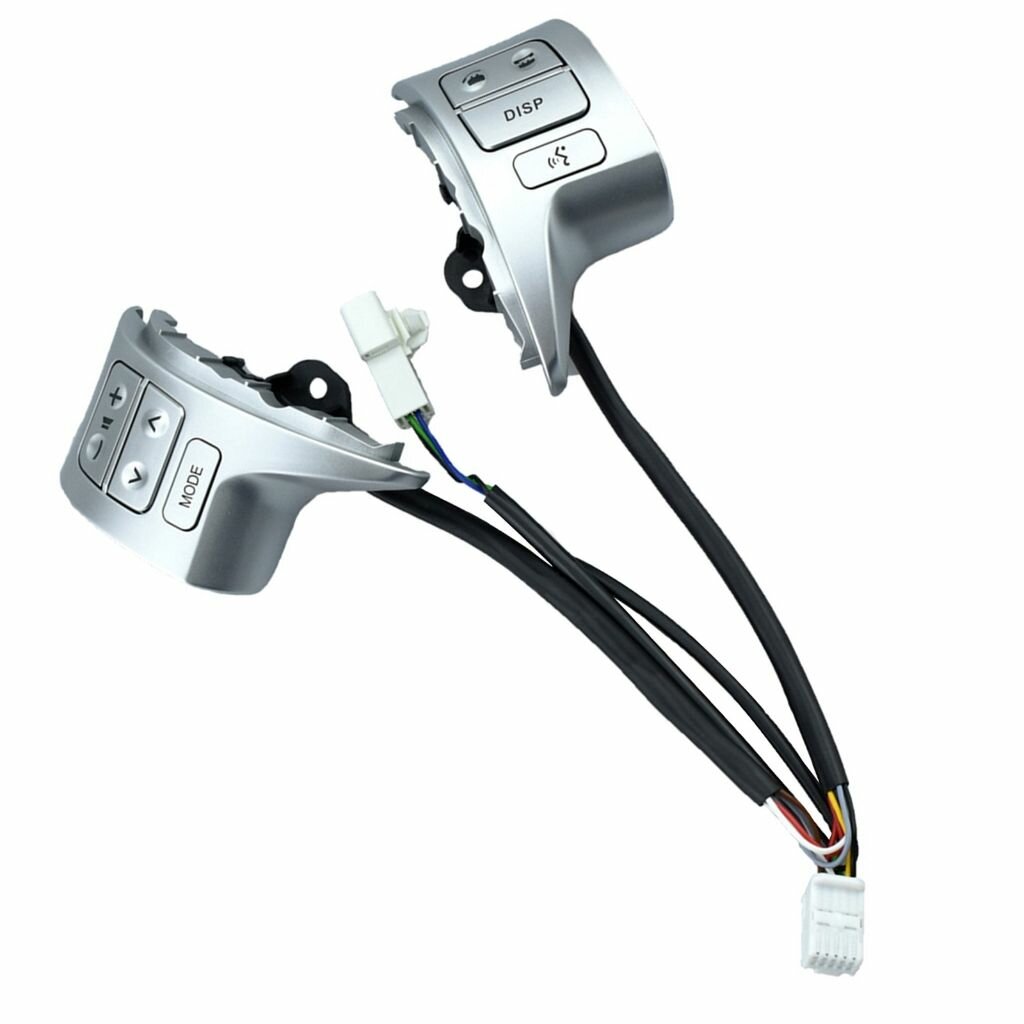 Выключатель, Кнопки на руле Toyota Corolla - серебряные, 1 комплект