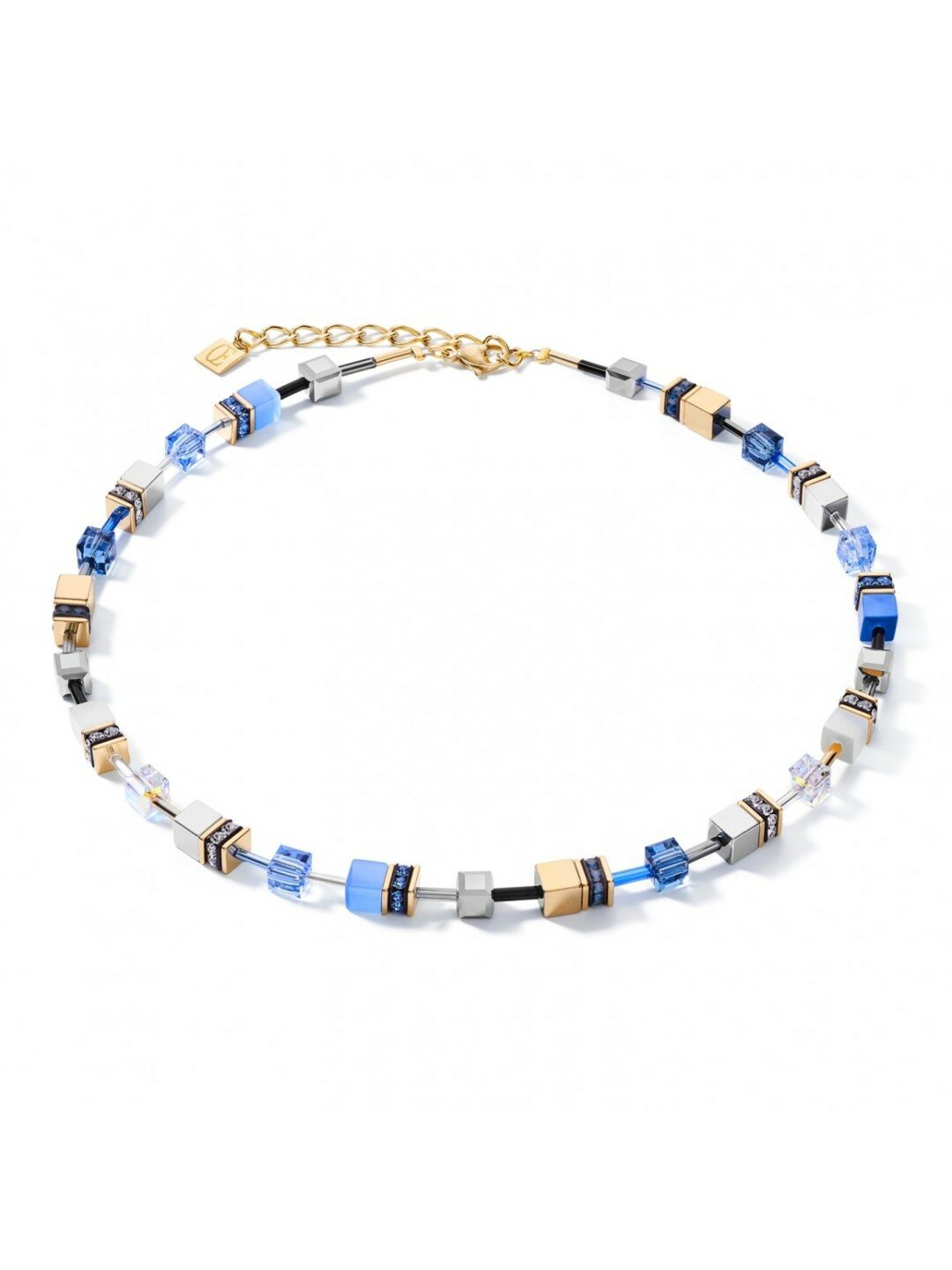 Колье, горный хрусталь, кристаллы Swarovski, тигровый глаз, Swarovski Zirconia