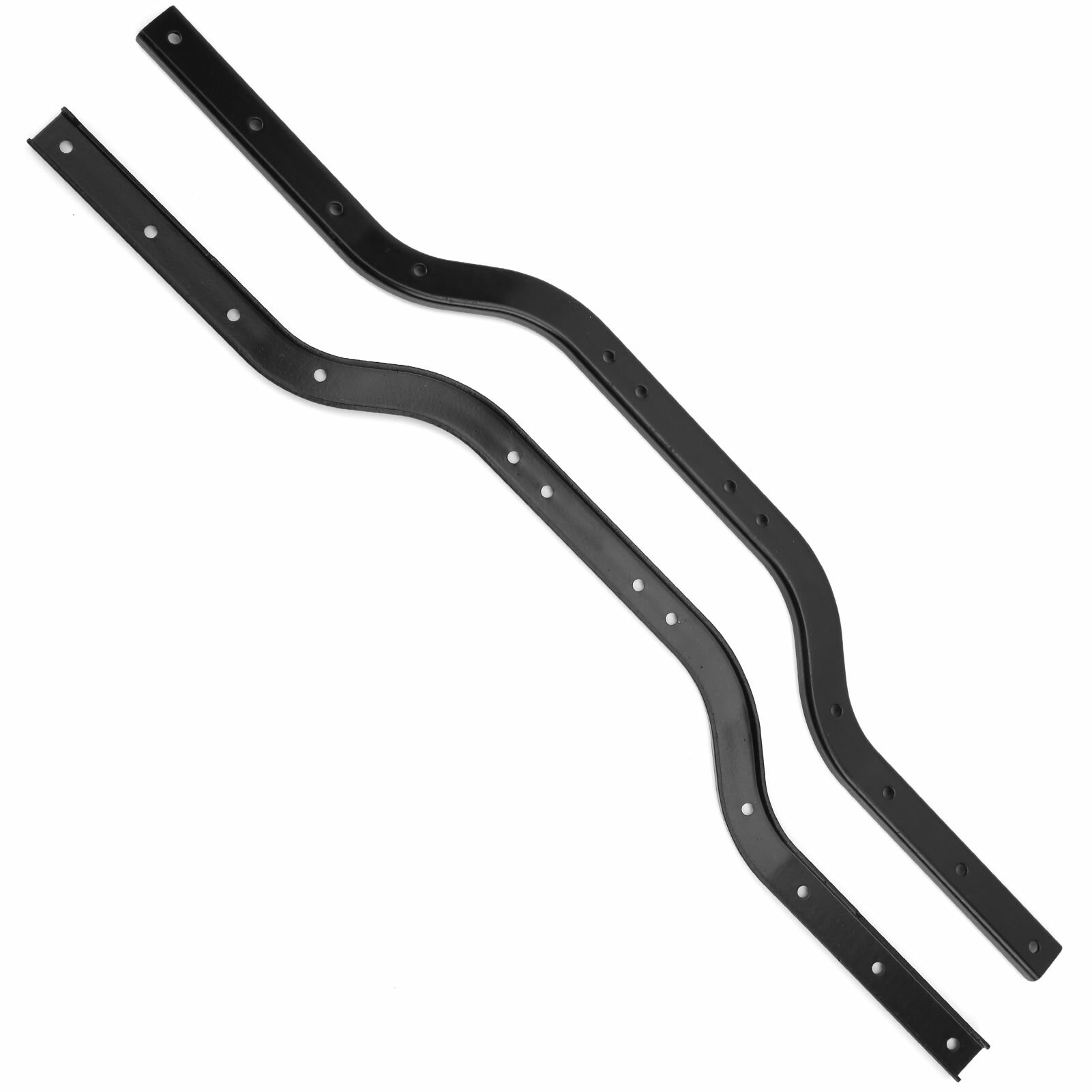 Пара направляющих рамы шасси из алюминиевого сплава, подходящих для модели автомобиля RC серии MN86 1:12