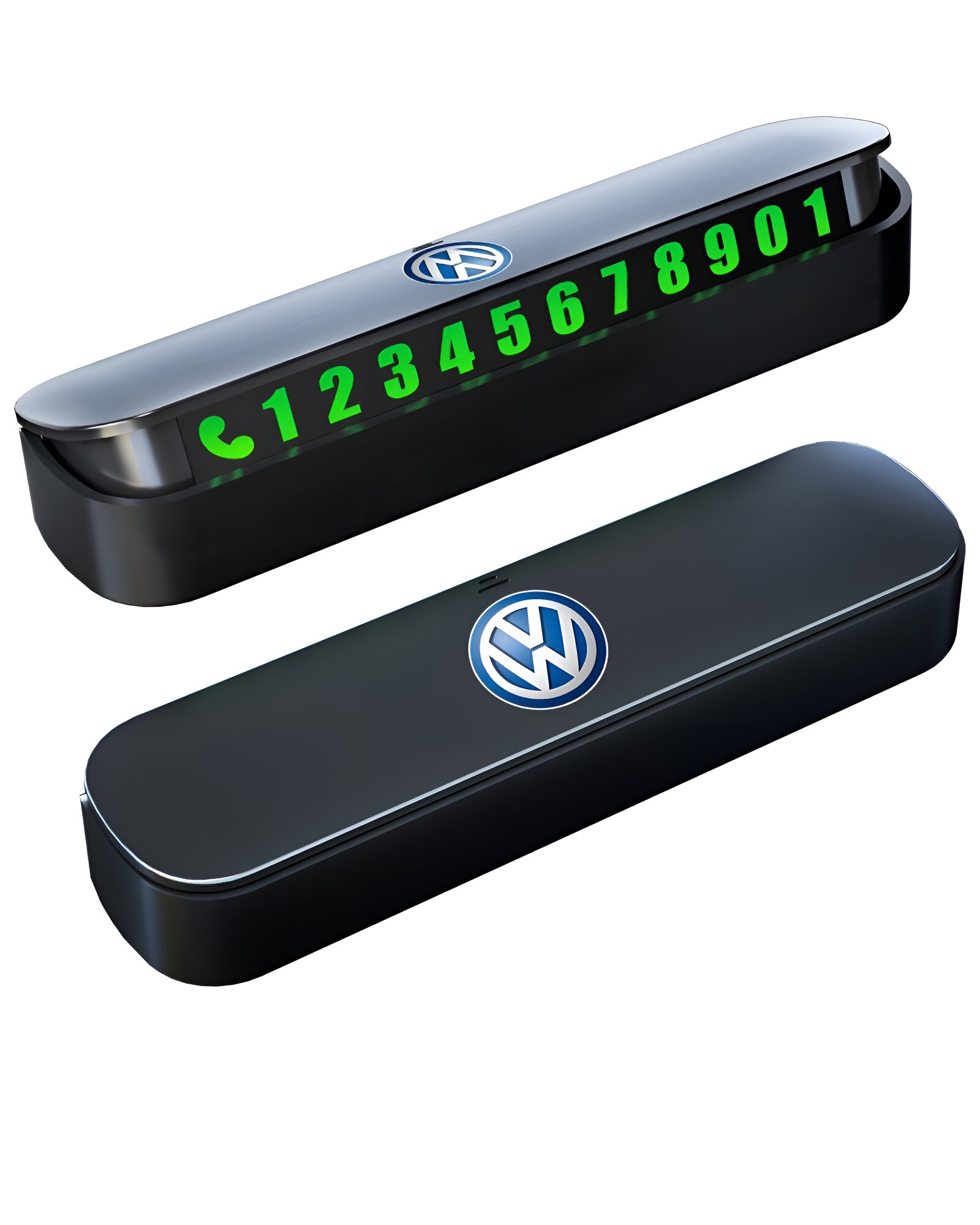 Автовизитка ChewedMole "Volkswagen", ABS-пластик, для всех марок автомобилей