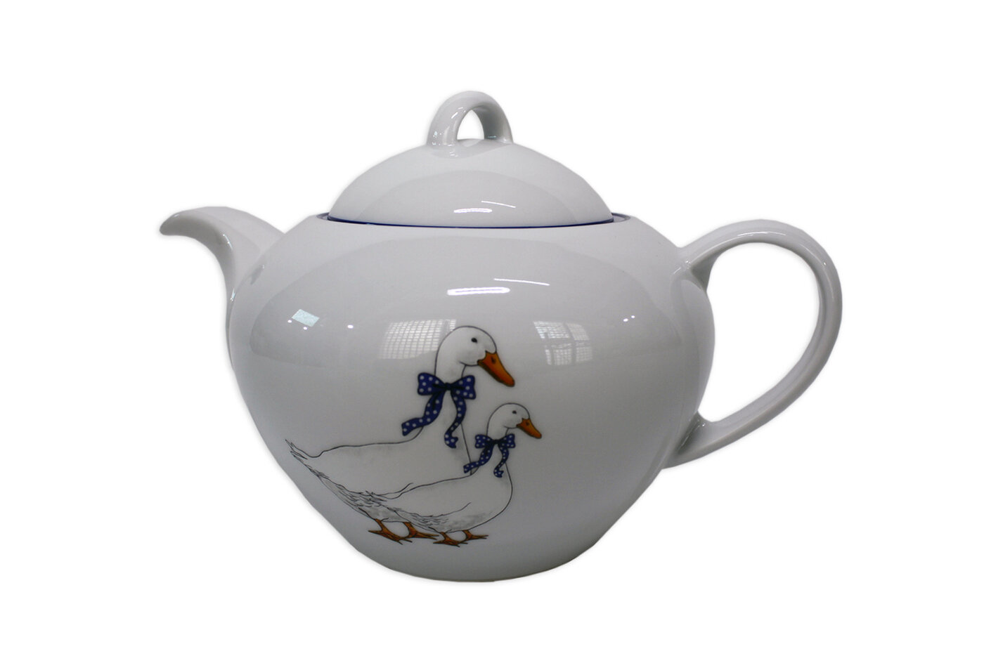 Чайник 1,2 л "Saphyr", декор "Гуси"
