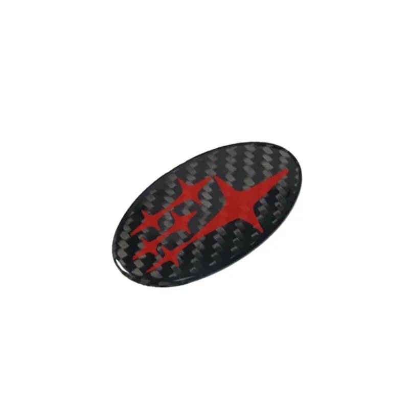 58x28 мм углеродное волокно автомобильный руль логотип эмблема наклейка для Subaru Forester C