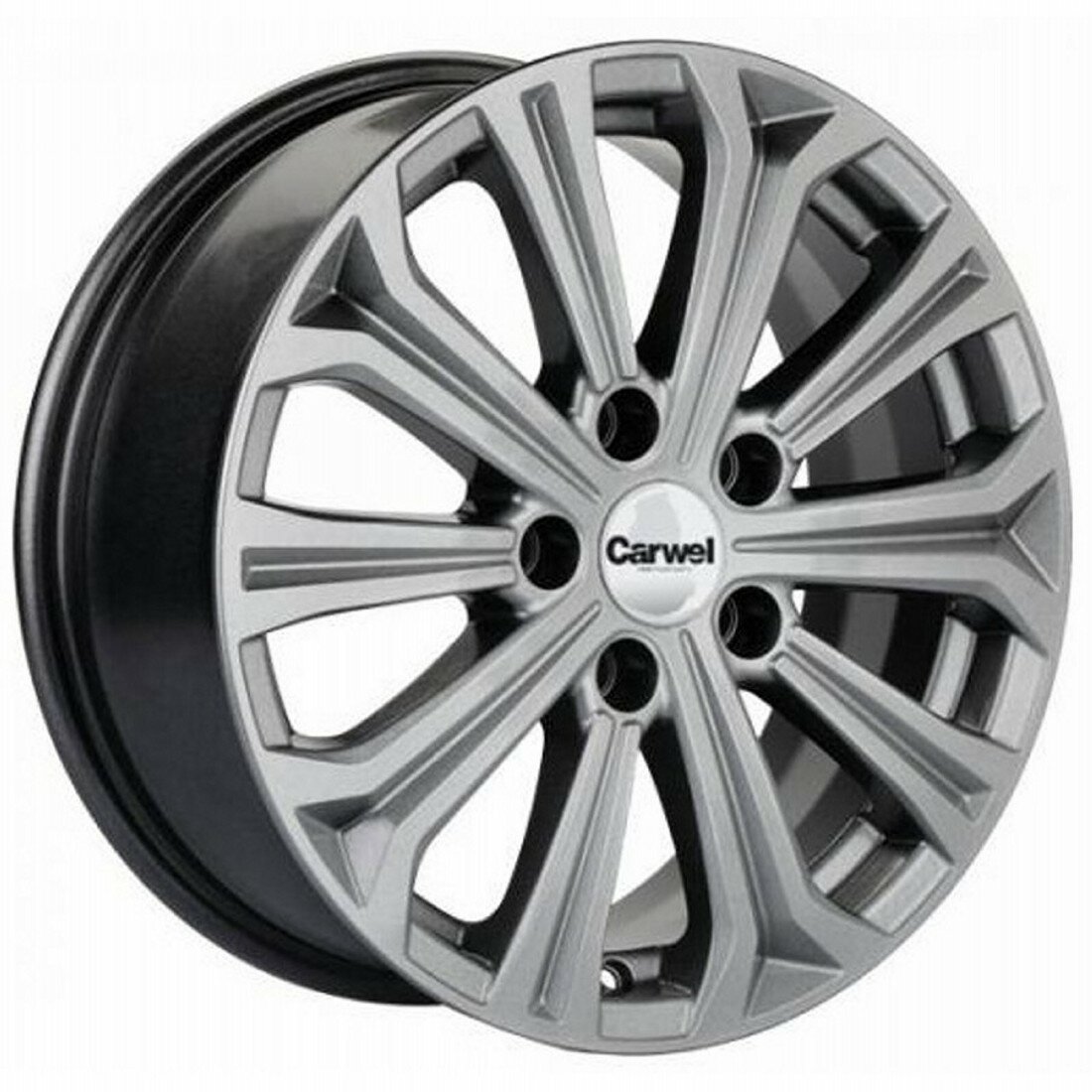 Колесный диск Khomen Wheels KHW1610 6,5x16 5x112 ET46 57,1 G-Silver литой для автомобиля