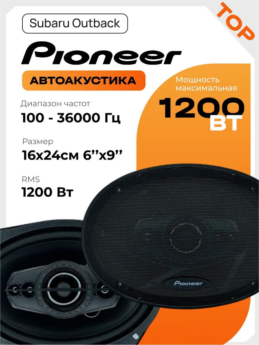 Динамики автомобильные овалы в машину