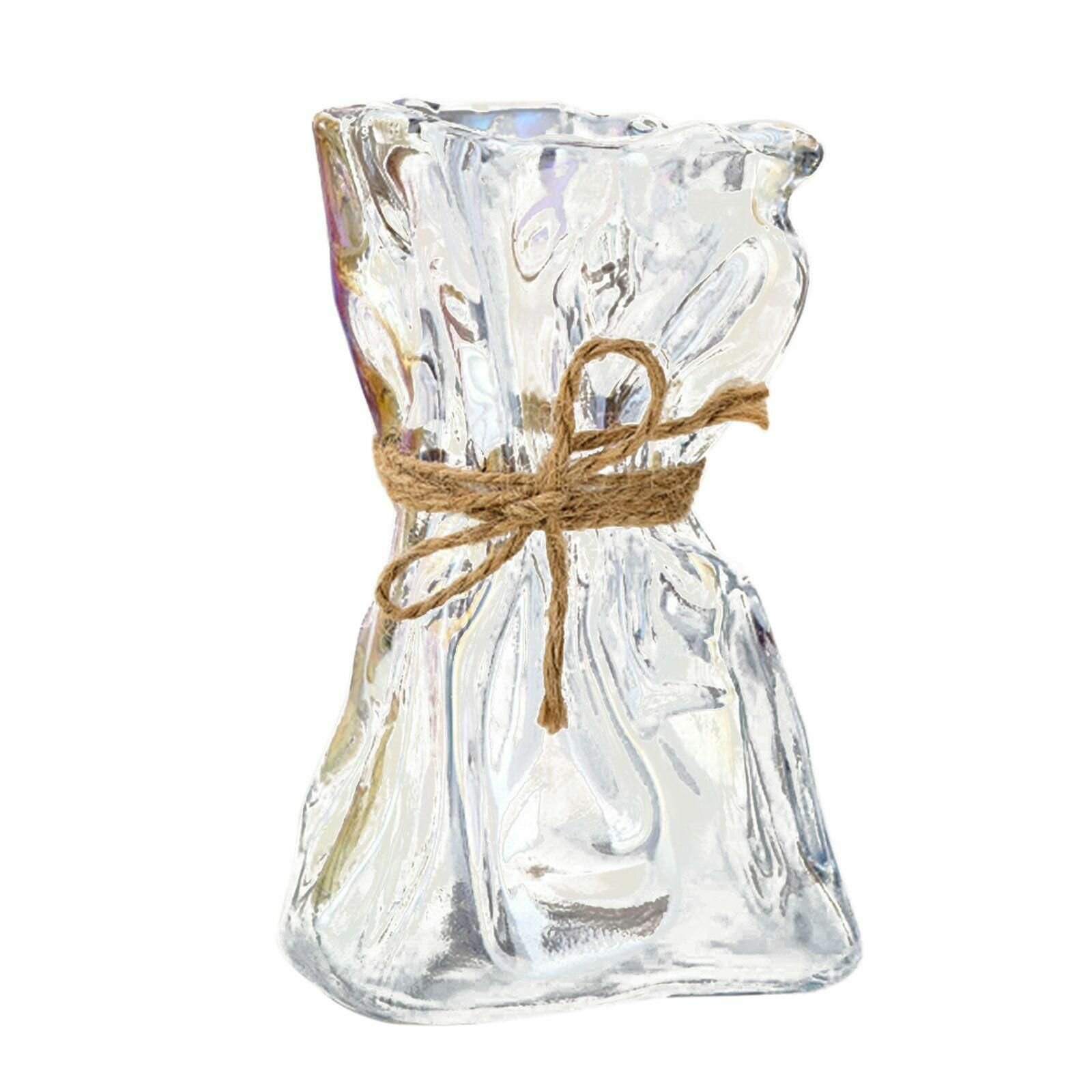 Стеклянная ваза Высота 22 см, горлышко бутылки 9 см