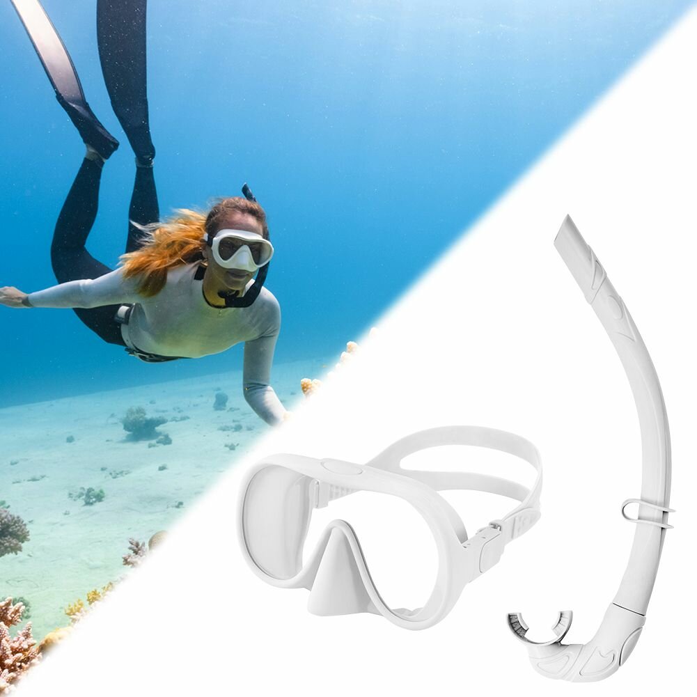 Маска для дайвинга и сноркелин набор для дайвинга трубки для снорклинга, регулируемые для плавания.