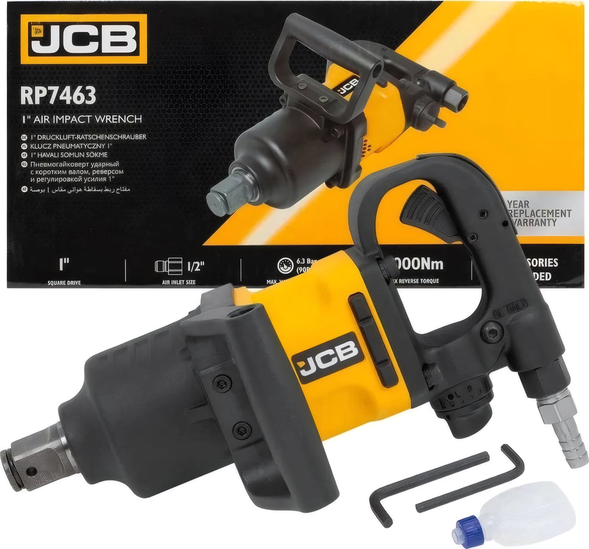 Гайковерт пневматический ударный JCB JCB-RP7463