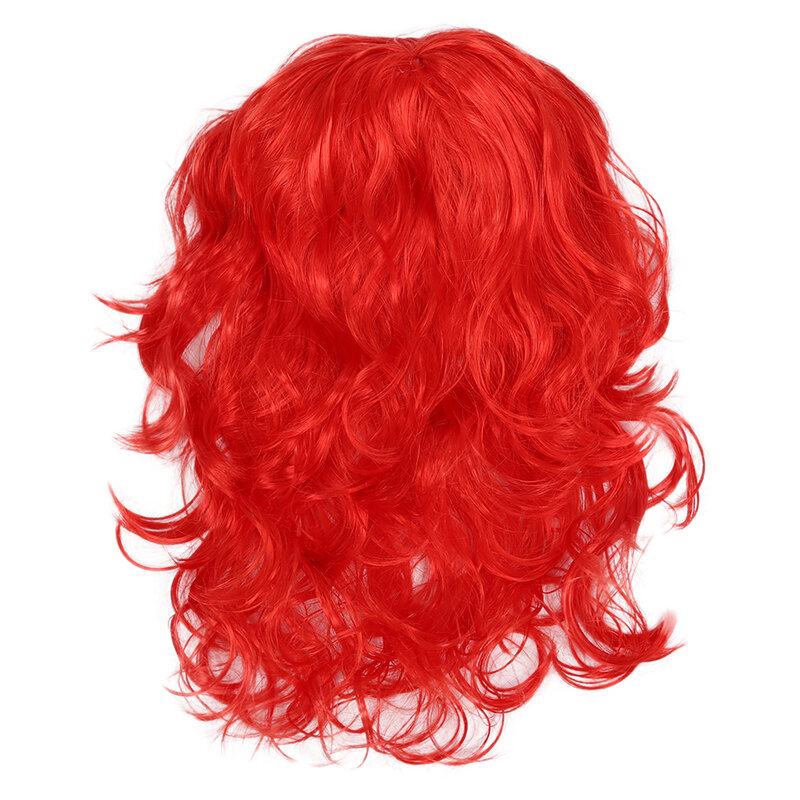 Женские длинные вьющиеся парики для карнавального костюма, красные парики для косплея, женские парики