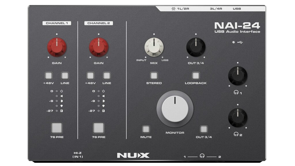 Аудиоинтерфейс USB, Nux NAI-24