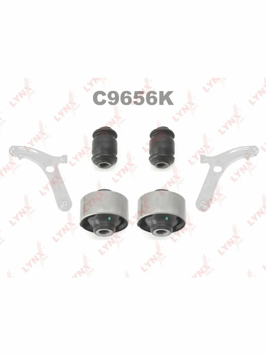 Комплект сайлентблоков / Рычагов / Перед. подв. LYNXauto C9656K