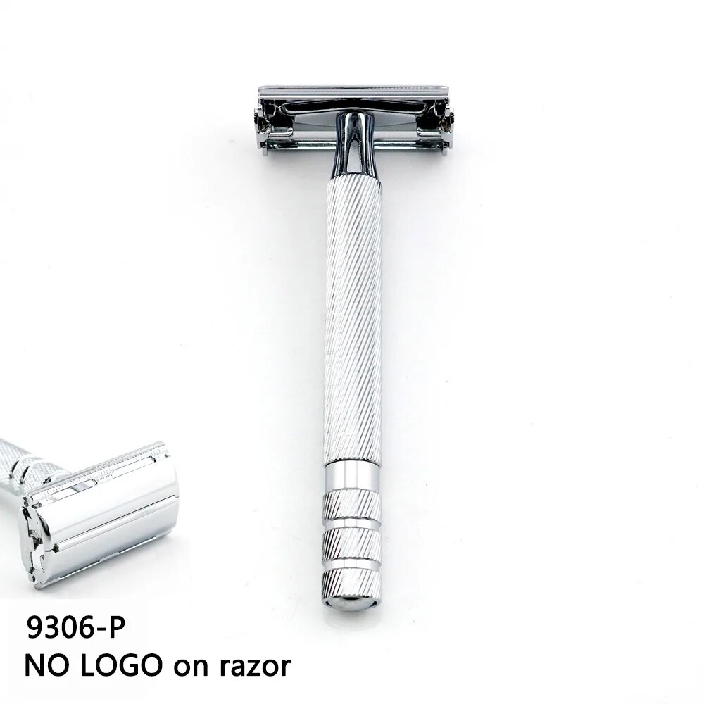 Безопасные бритвы Weishi butterfly, Классическая Ручная Безопасная бритва с длинной ручкой, серебристая, бронзовая, черная, высокое качество, Новинка