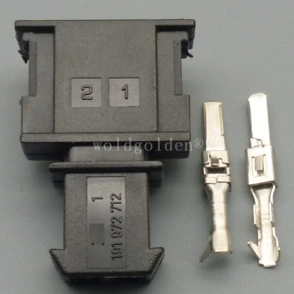 Worldgolden 3,5 мм женский мужской автоматический 2-контактный датчик ABS жгут проводов разъем для VW Golf 1set male