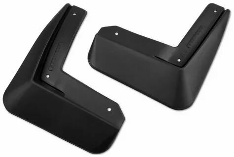 Брызговики для Hyundai Solaris AKRADO 20-, задние, пластиковые, черные, комплект 2 шт