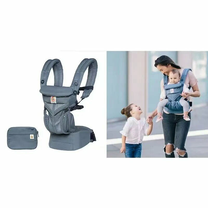 Эргорюкзак "Ergobaby OMNI", для новорожденных, с 0 до 4 лет, синий