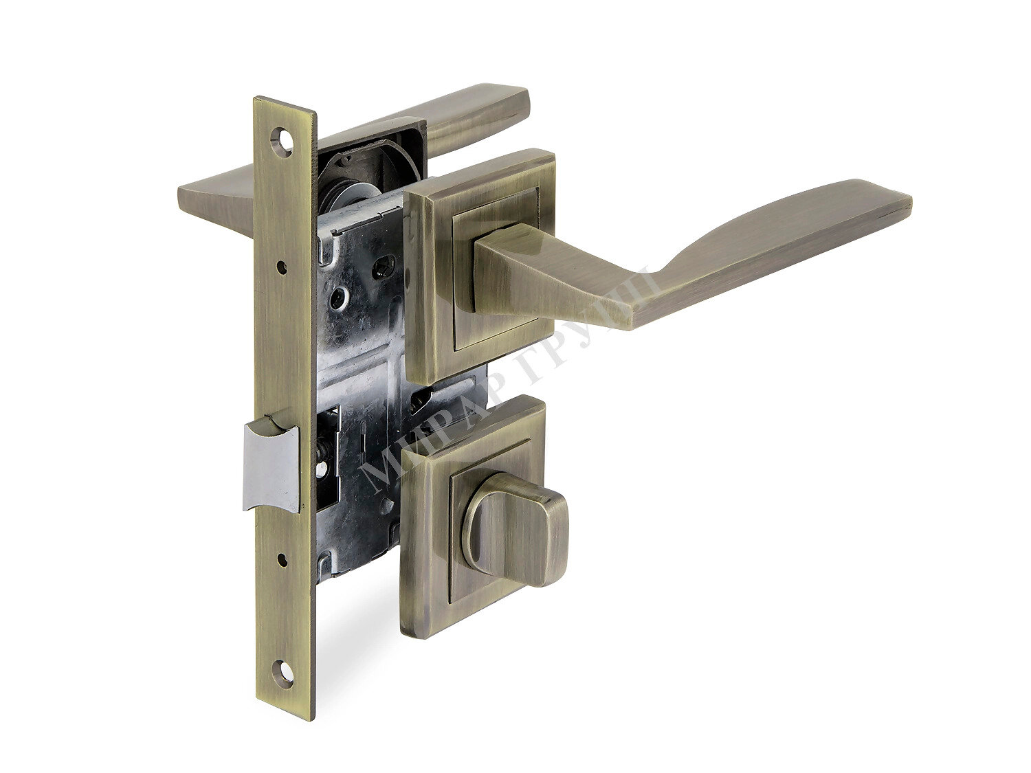 Комплект для двери Palladium SET 21 L 170 BK античная бронза