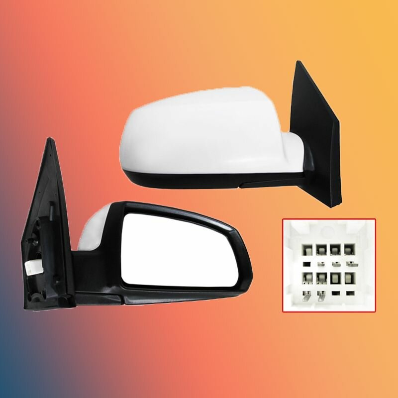 Зеркало правое для Киа Рио 2 2005-2008, Kia Rio 2 зеркало правое KA46-940-1, oem 876201G300