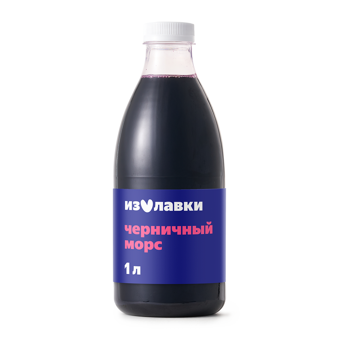 Морс "Из Лавки", черничный, в пластиковой бутылке, объём 1000 мл.