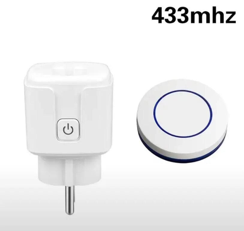 Умная Розетка с кнопкой дистанционного управления