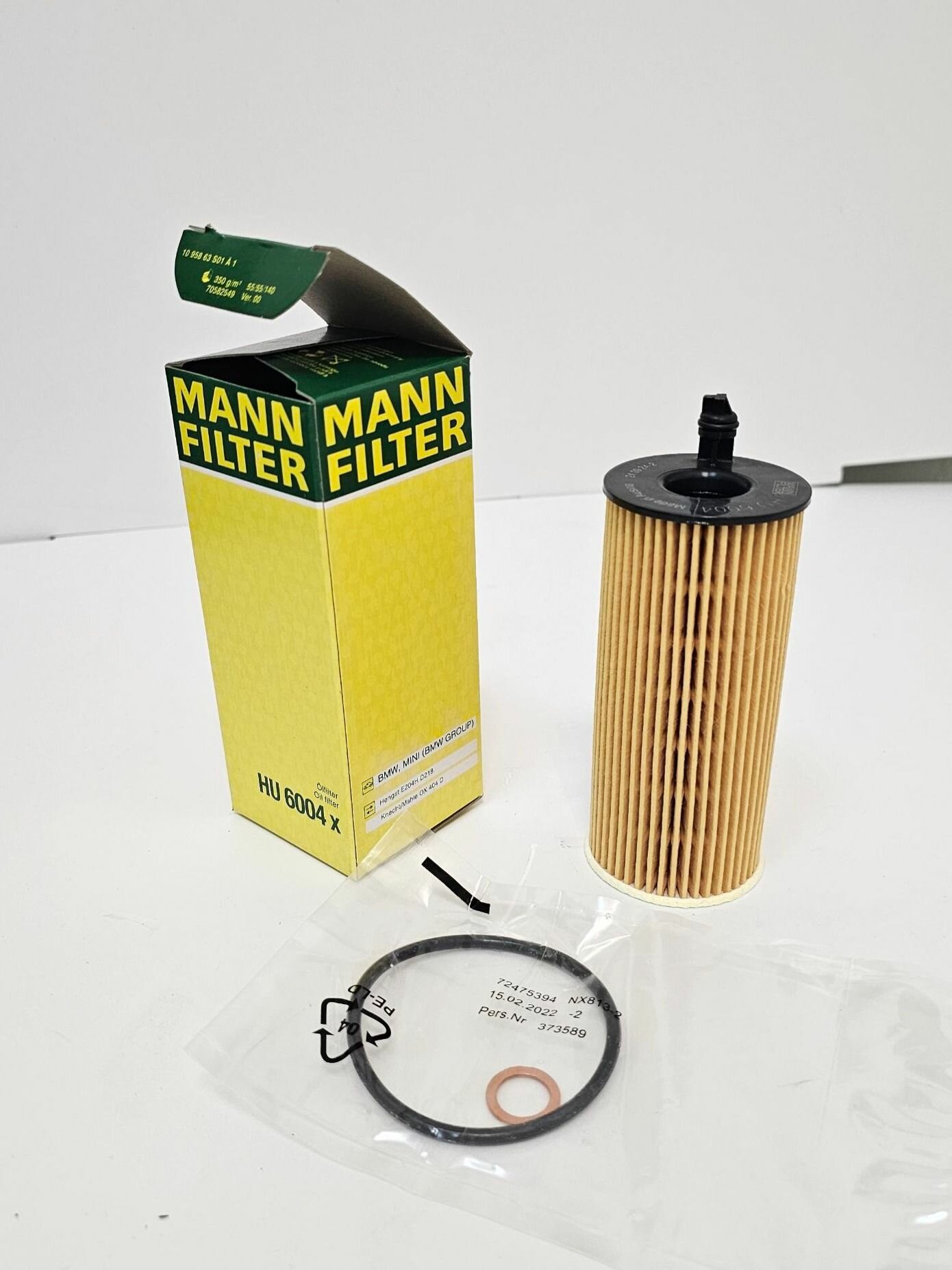 Фильтр масляный MANN HU6004X