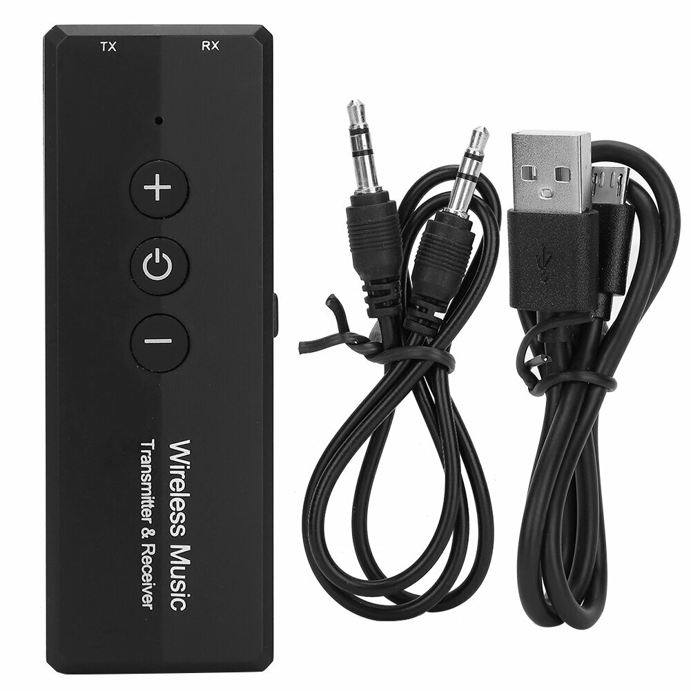 Receiver Transmitter for Bluetooth 5.0 3 in 1 Function Built In ICR10440 Lithium Battery