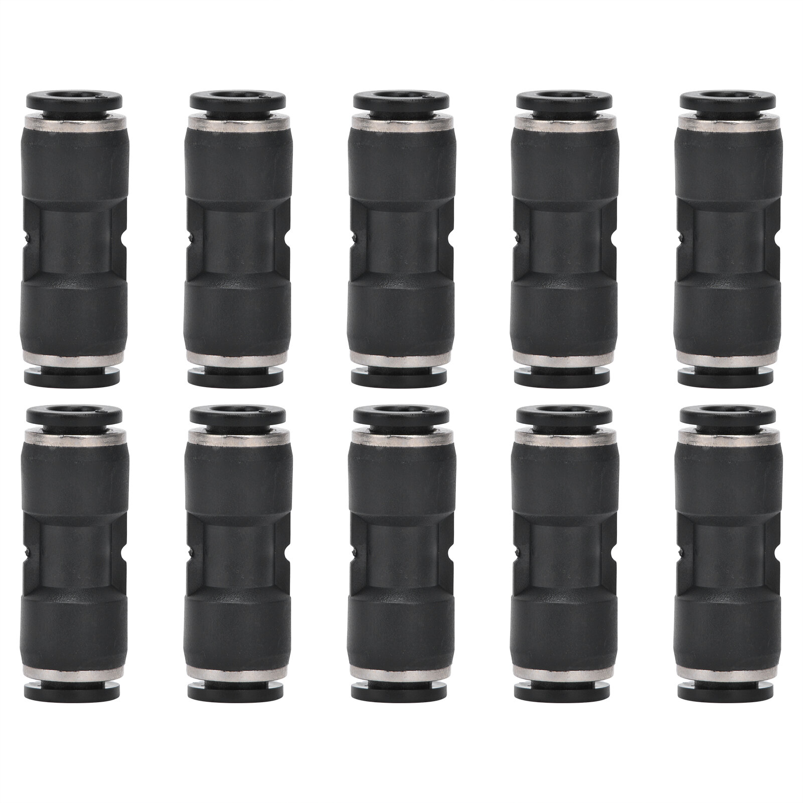 10 шт. пневматических соединителей, прямые нажимные трубные фитинги, аксессуары для воздушных компрессоров 4 мм