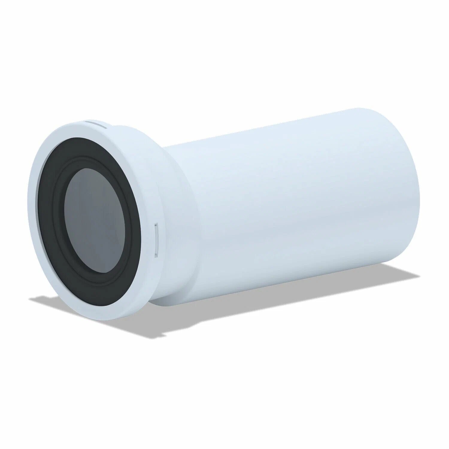 Труба для унитаза фановая АНИ Пласт W1225, полипропилен/ПВХ, длина 254мм, белая