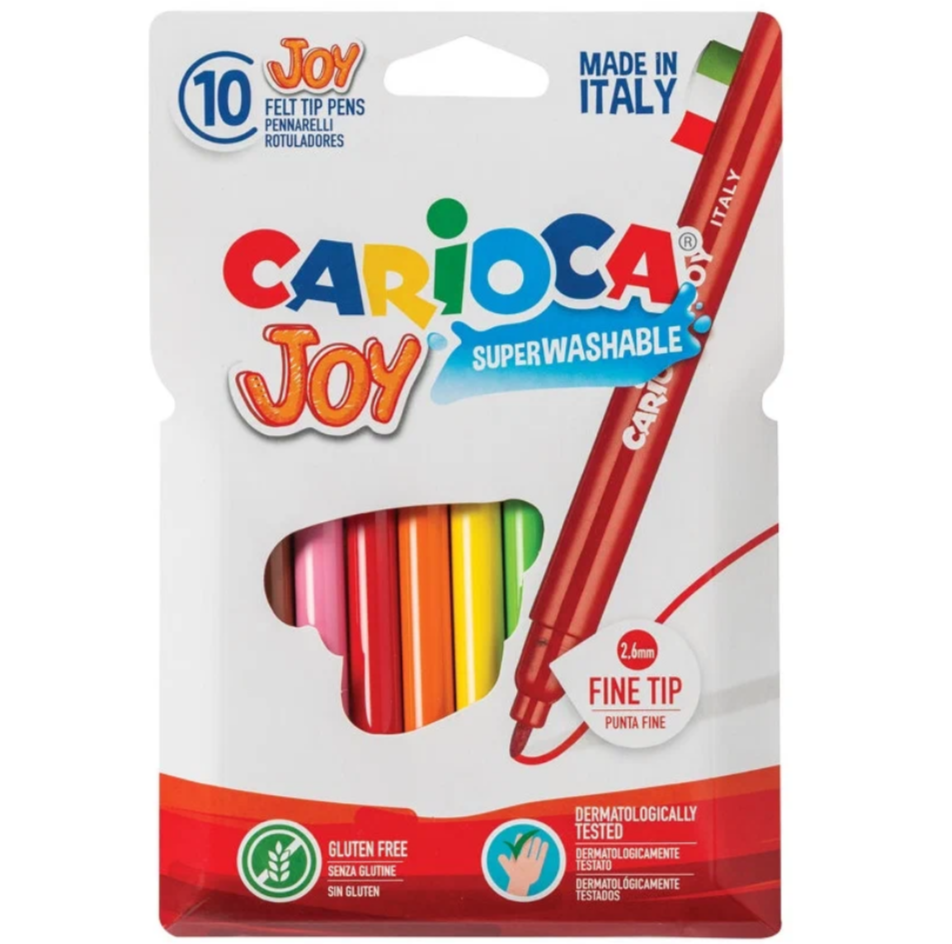 Фломастеры Carioca Joy 10цв 40528