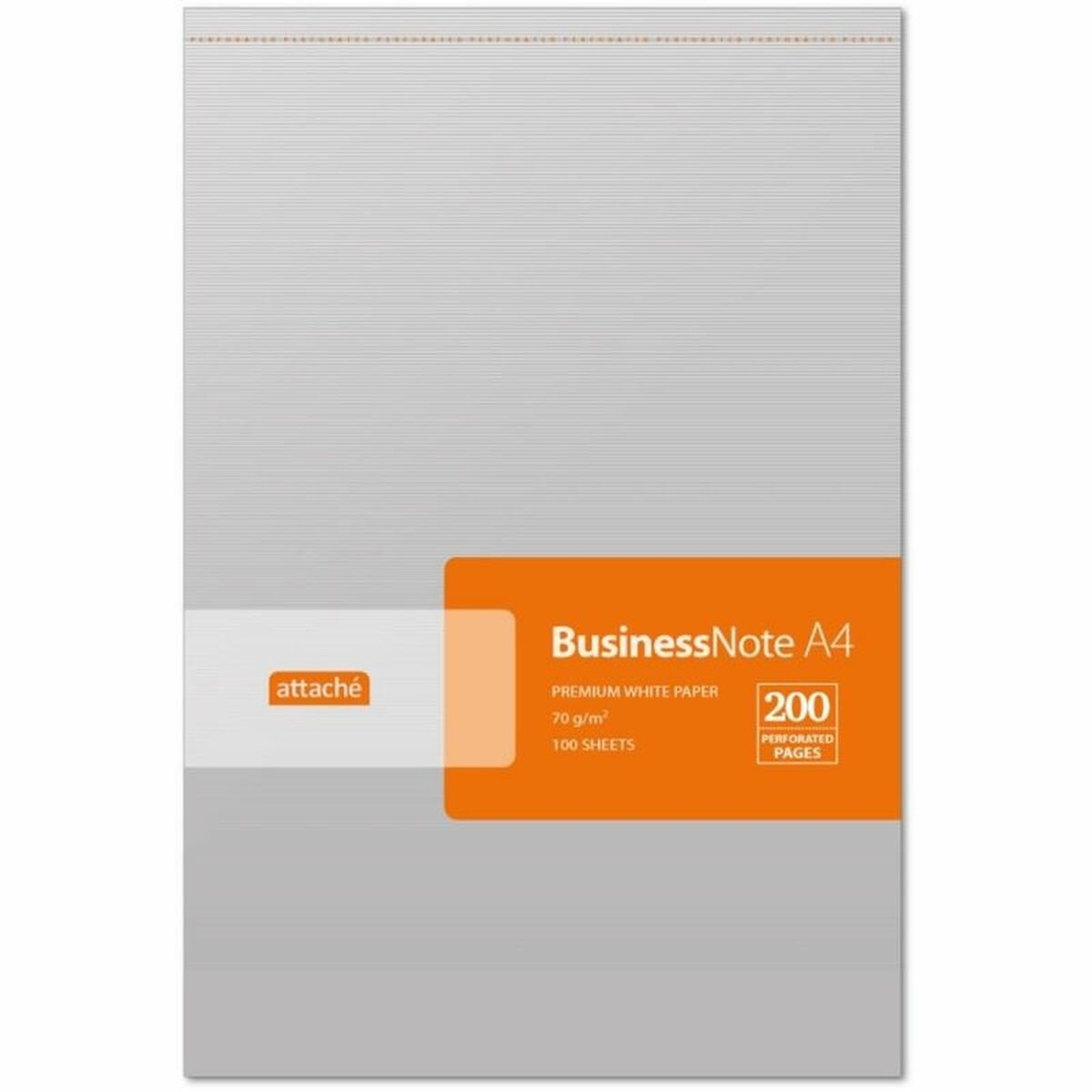 Блокнот 100л, А4 Attache, клетка, на склейке, микроперфорация, 12шт.