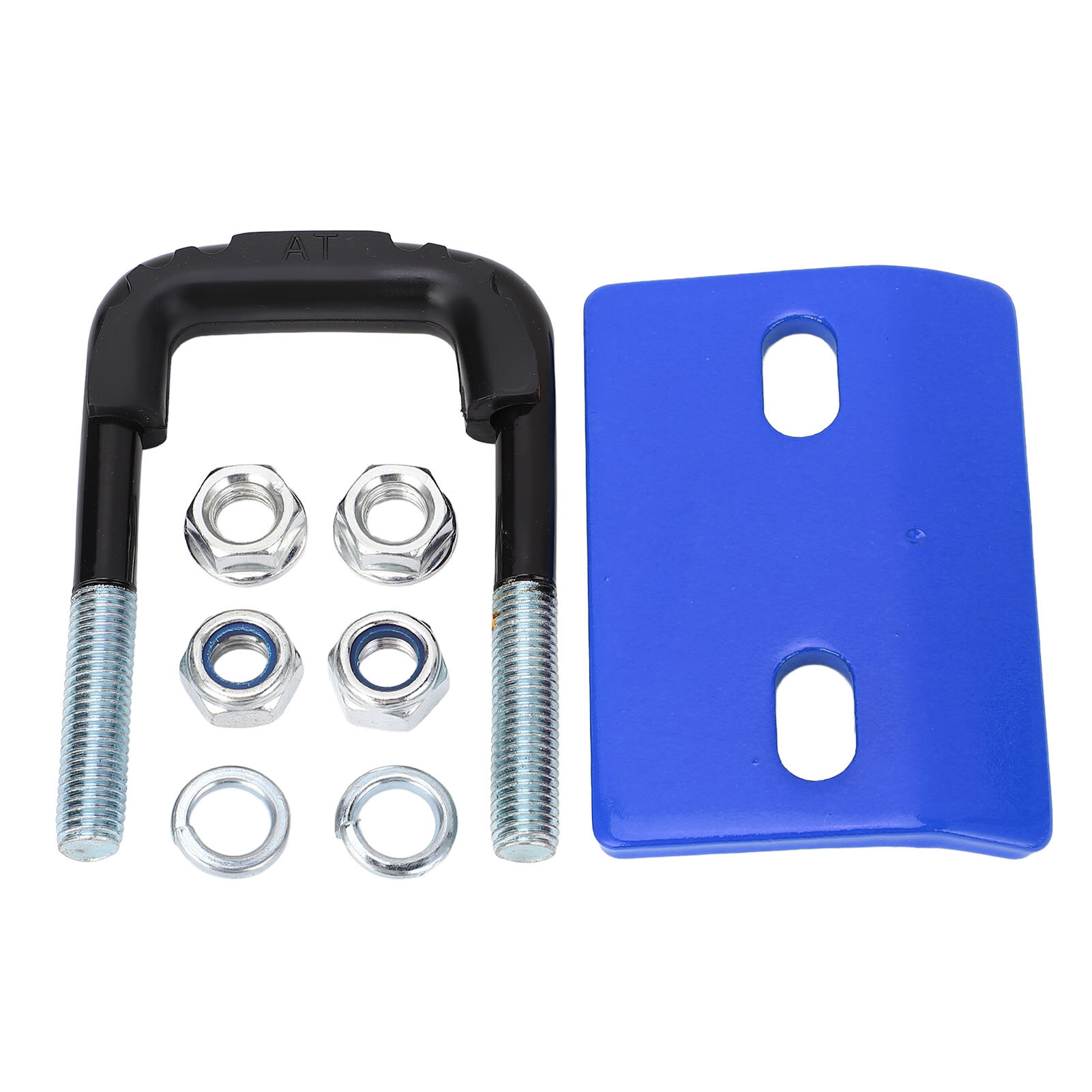 Trailer Hitch Tightener Anti Rattle Clamp Carbon Steel Zinc Heavy Duty Stabilizer for 1.25in and 2 Inch Hitches Blue