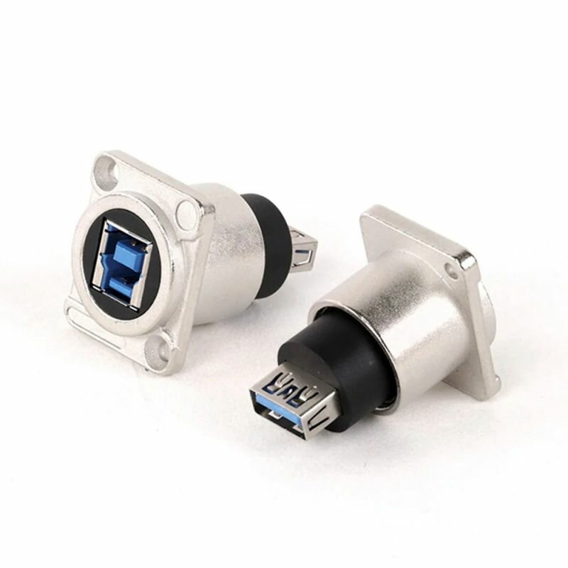 1 шт. D-тип USB3.0 B-A модульный разъем для монтажа на панель без пайки адаптер для аудио оптоэлектронного сетевого устройства