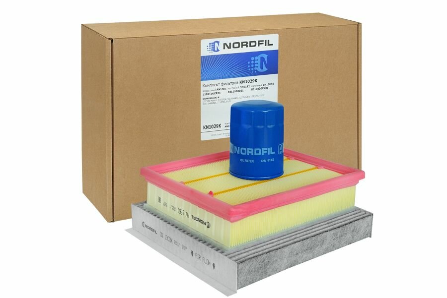 Комплект фильтров (воздушный + масляный + салона угольный) CHANGAN UNI-K