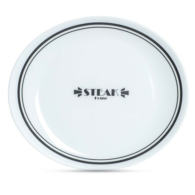 LUMINARC Friends Time Bistrot блюдо стеклянное овальное 30x26 см для стейка