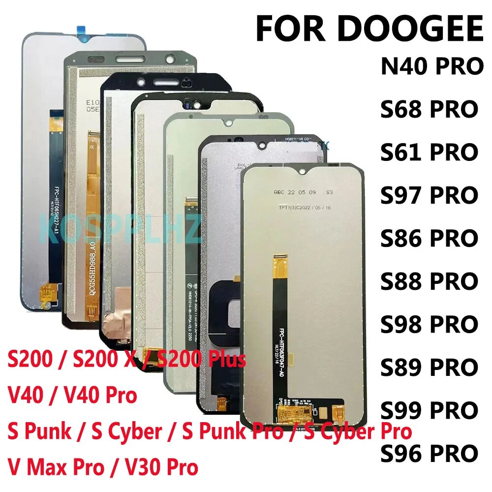 Для Doogee S98 S88 V40 Pro S96 Pro S90 S97 S98 Pro ЖК-экран DOOGEE Blade GT/10 MAX FOR S90