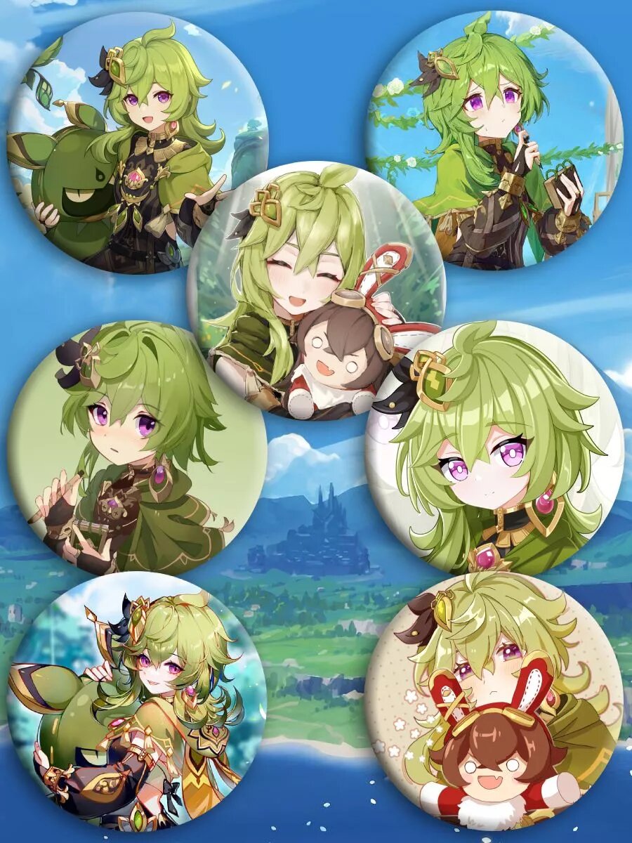 Значки Genshin Impact Геншин Импакт/ Коллеи/ Collei