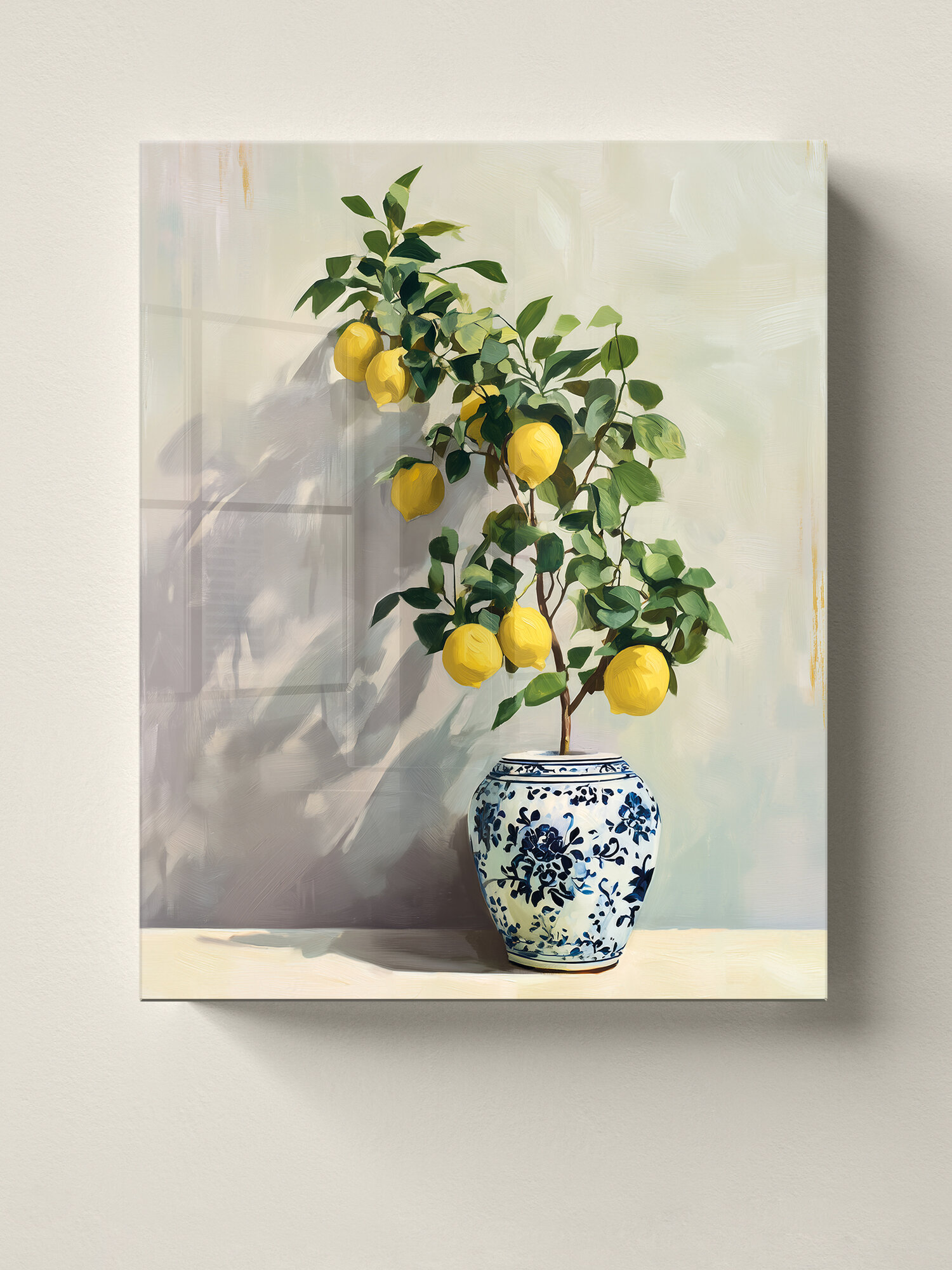 Картина Postermarket "Лимонное дерево" стекло, цифровая печать, 40х50 см,