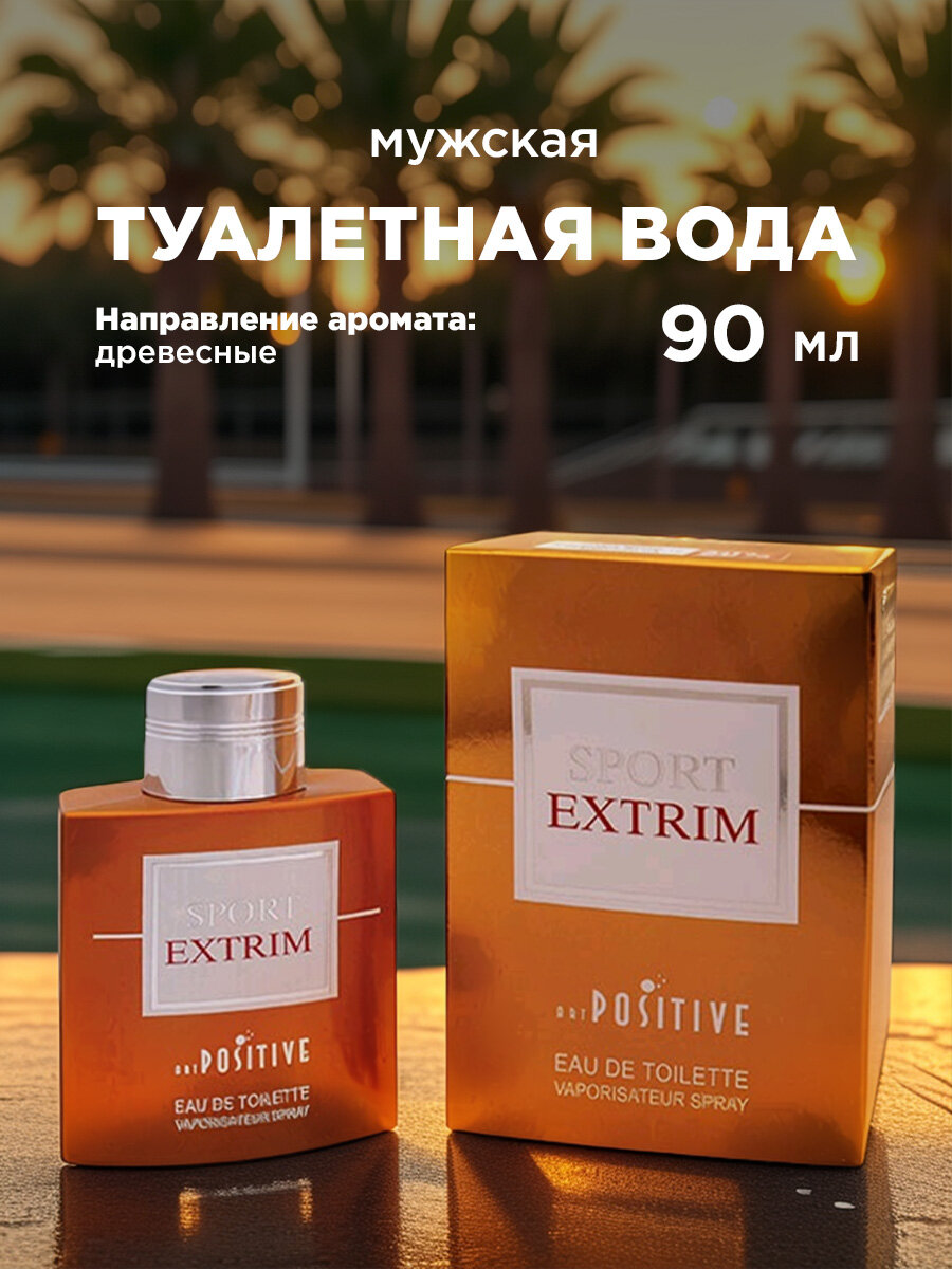 Positive parfum Туалетная вода мужская Sport Extrim древесная 90 мл