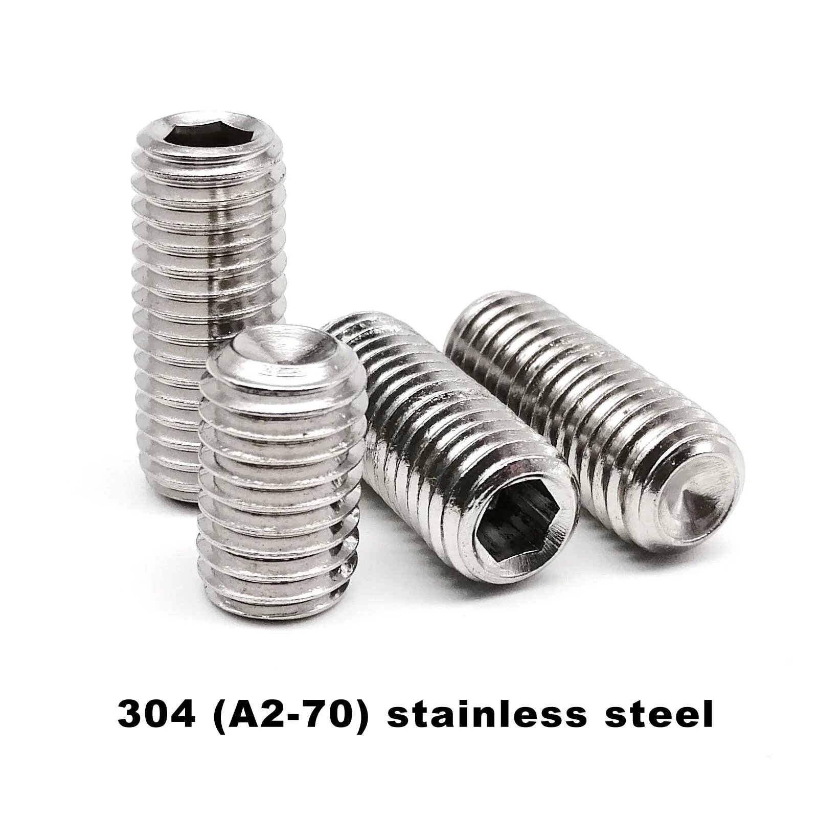 M1.6 M2 M2 M2 12,9 M3 M4 M5 M6 M8 M10 M12 Шестигранная головка с шестигранным углублением, набор болтов из нержавеющей стали марки 304