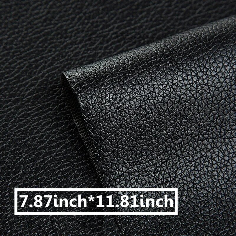 Самоклеящиеся заплатки из искусственной кожи black 20x30cm