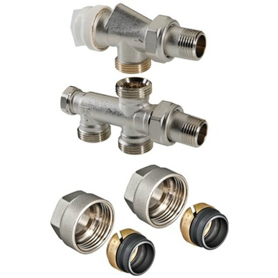 Термостатический узел Valtec (VT.225K. N. E04050) 1/2"х50% однотрубная система