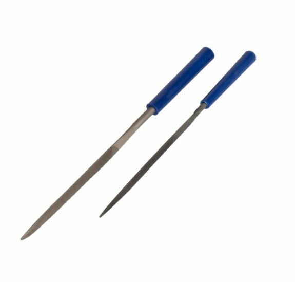 Набор надфилей трехгранных Кобальт 247-859, 2 шт.