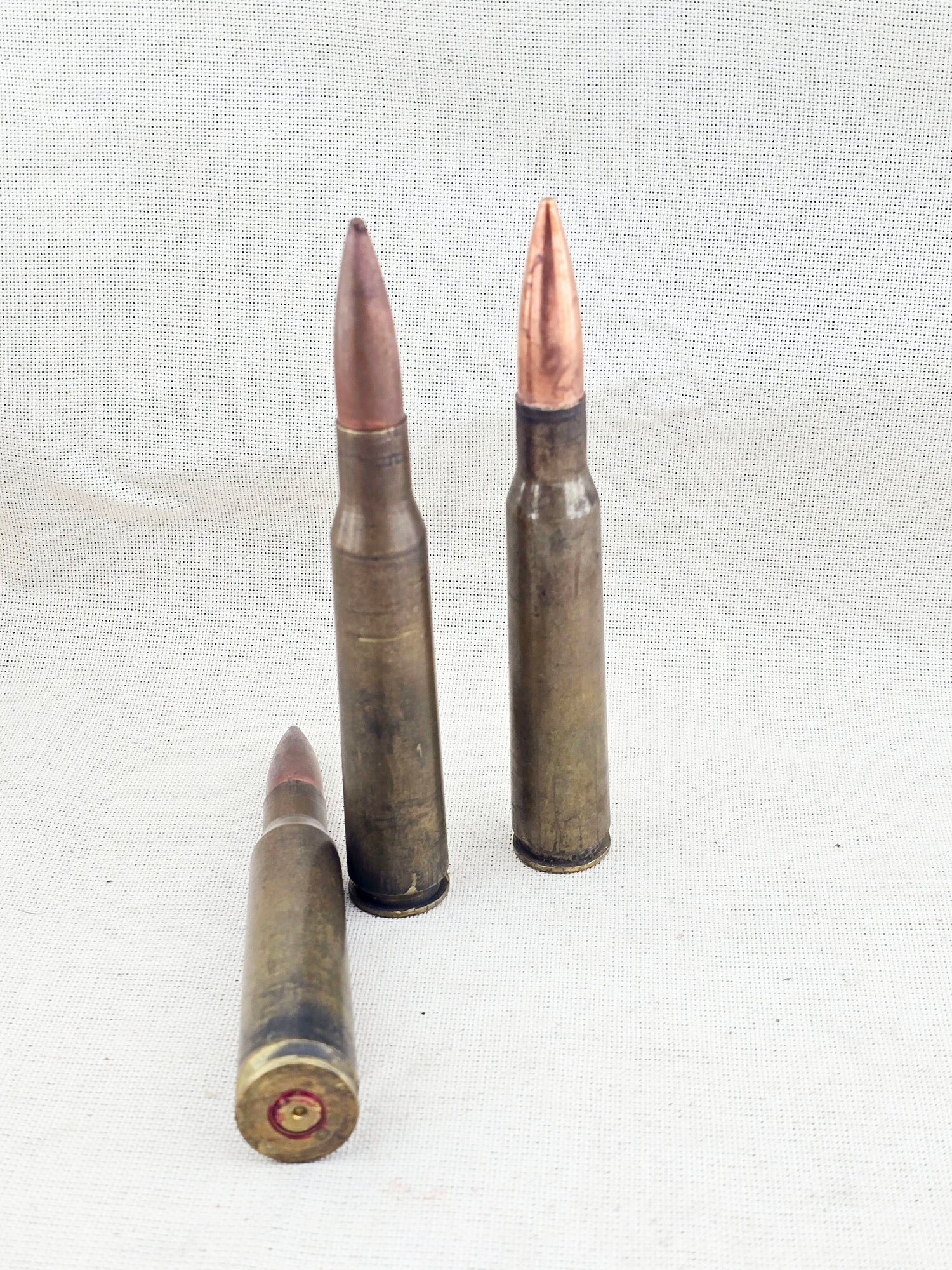 Макет патрона калибра 12,7мм пулемет ДШК учебный 1 штука латунь