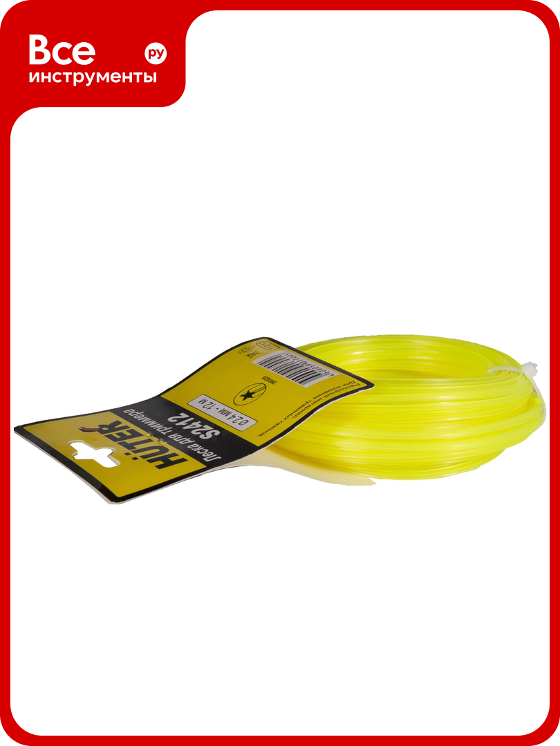 Леска звезда 2.4 мм, 12 м Huter S2412 71/2/12